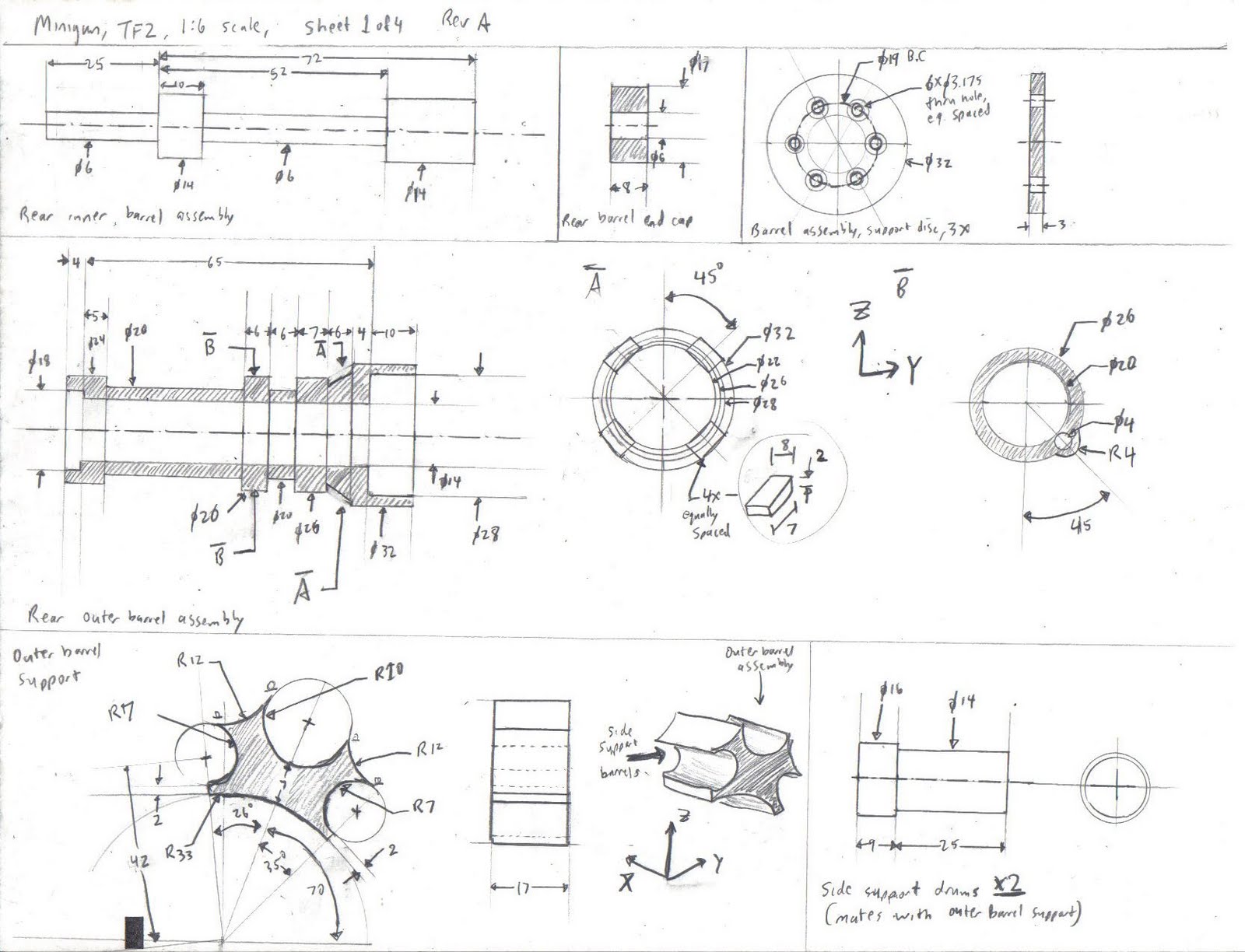 The Vortex: Made of Paper, Glue and Magic: TF2 Minigun Documentation