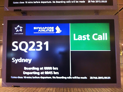 Trip Report: Singapore Airlines SQ231 All Business Class Singapore to ...