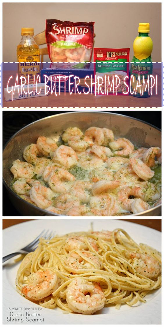 GARLIC BUTTER SHRIMP SCAMPI - Marydeliciouscooking - Marydeliciouscooking