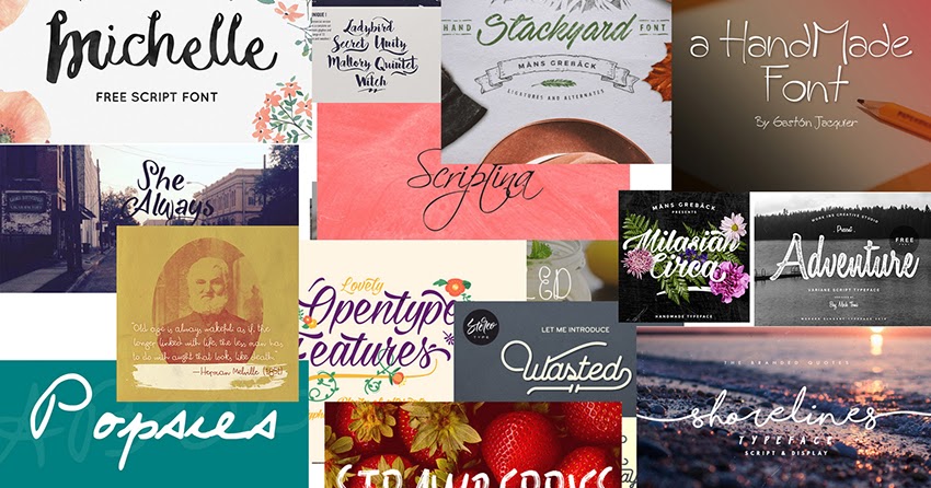 20 Font indah tulisan tangan ( handwrite) yang perlu anda donwload ...