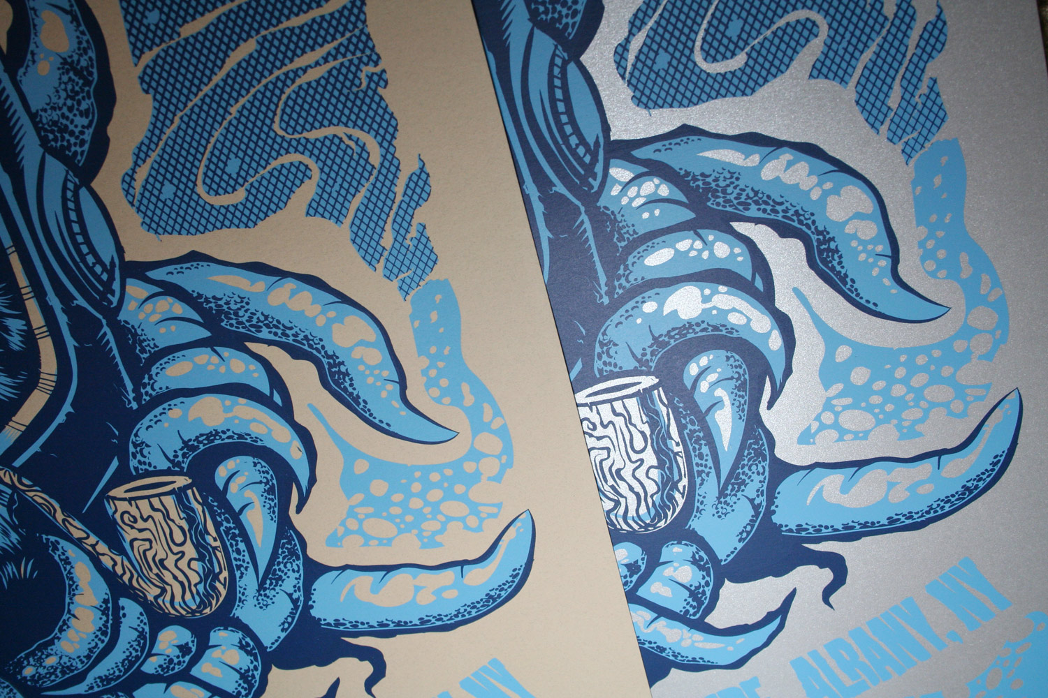 INSIDE THE ROCK POSTER FRAME BLOG: Tonight's Primus poster from Albany ...