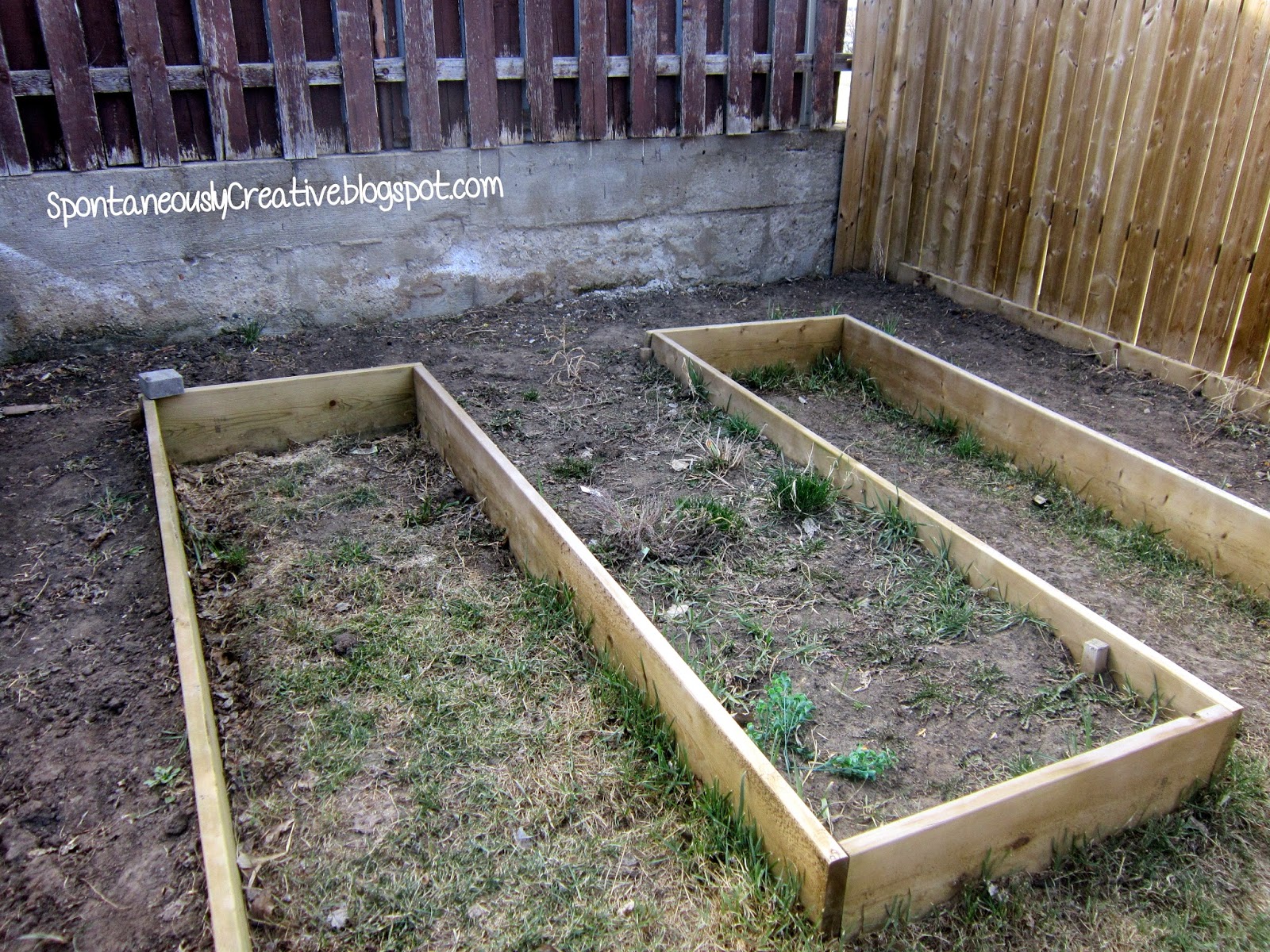 Spontaneously Creative: Spring Yard Work