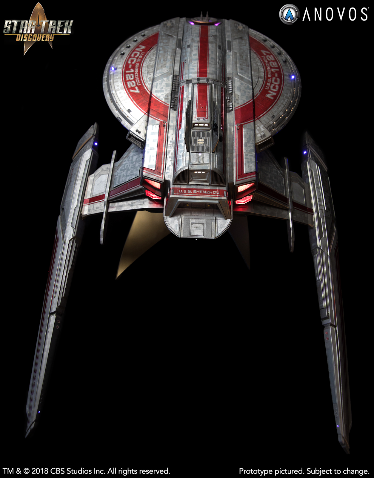 The Trek Collective: Anovos reveals high-end Discovery starship models