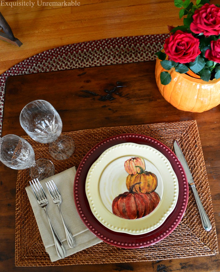 Autumn Tablescape: Rustic And Romantic Dinner For Two - Exquisitely ...