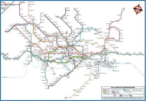 Maximizing Progress: Realistic Tube Map? ~ Mapping Under London!