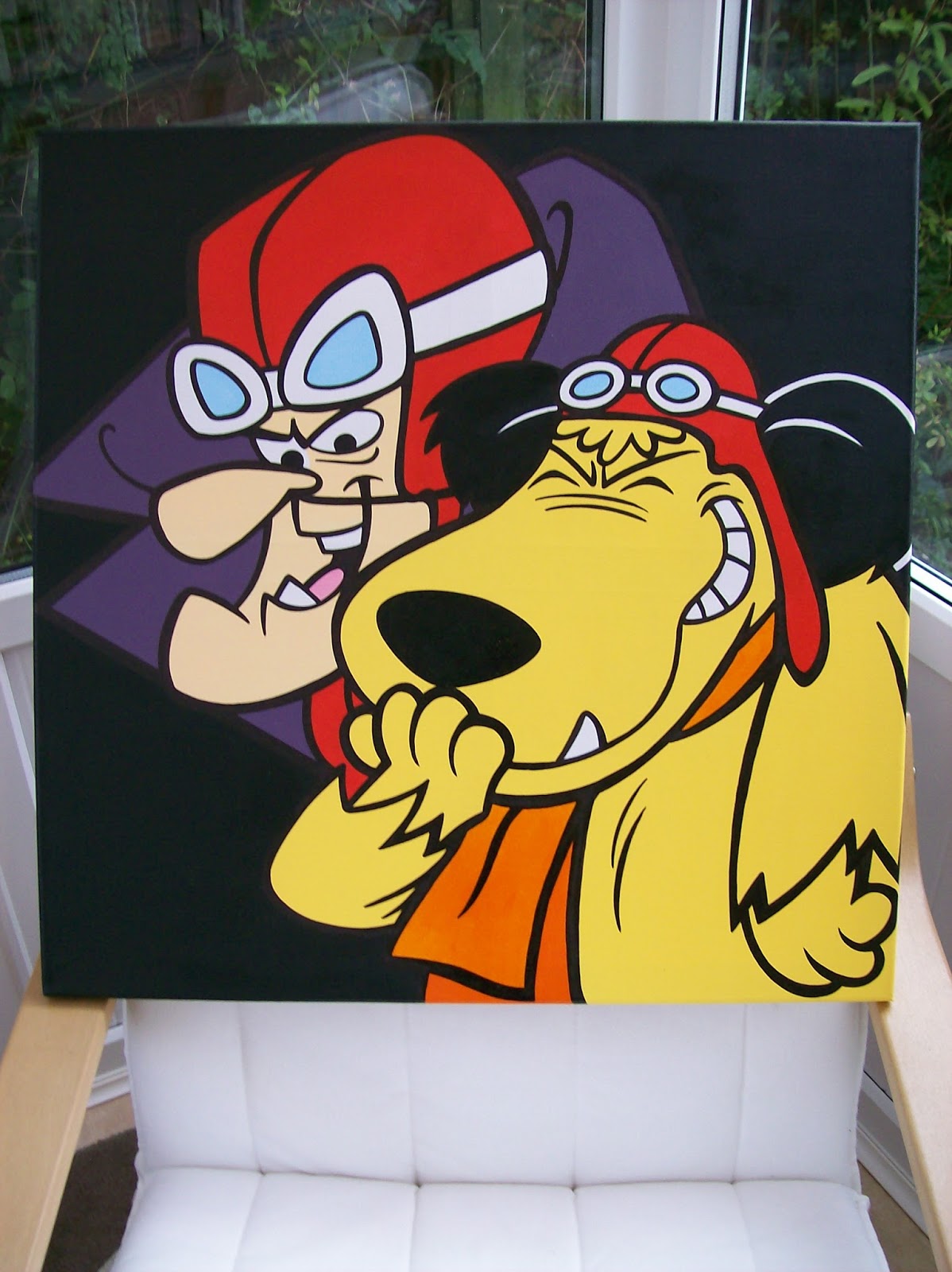 Jdtoonart Cartoon and Comic pop art Paintings: Dastardly and Muttley
