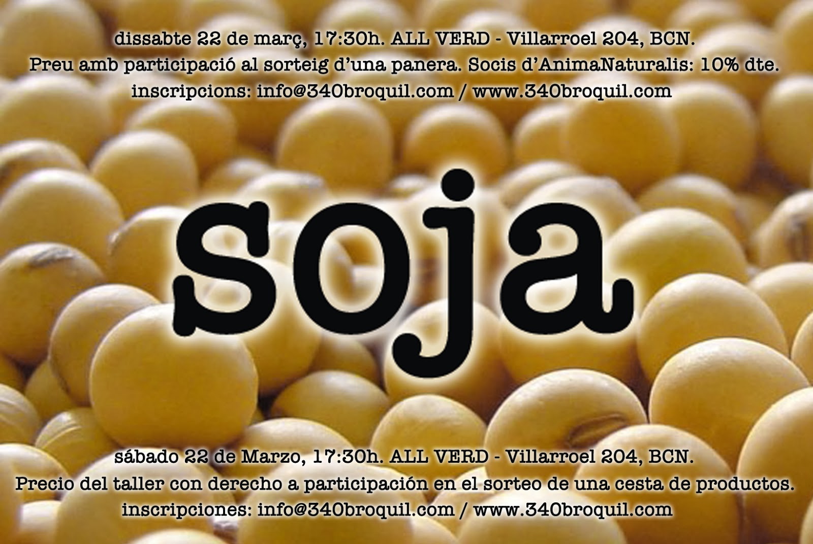 Guía útil para el vegetariano moderno: Taller: soja