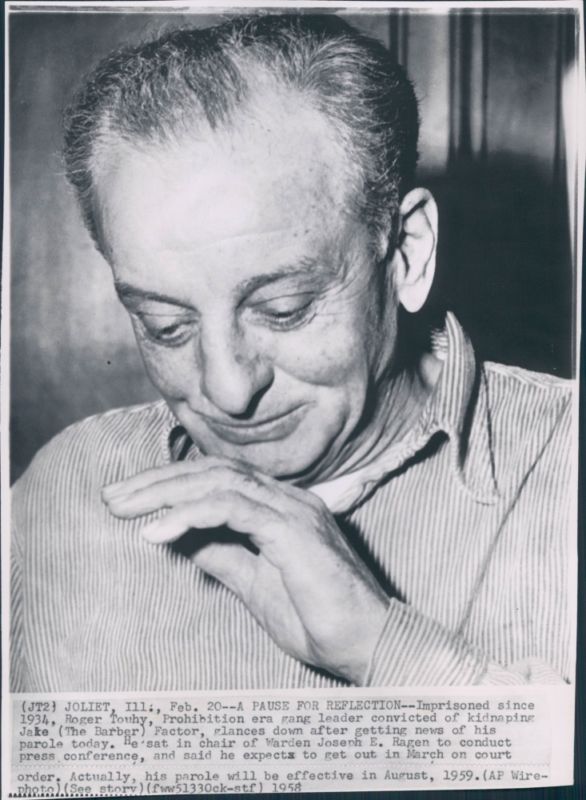 Roger Touhy, Gangster: Roger going to court or leaving court 1944-1953