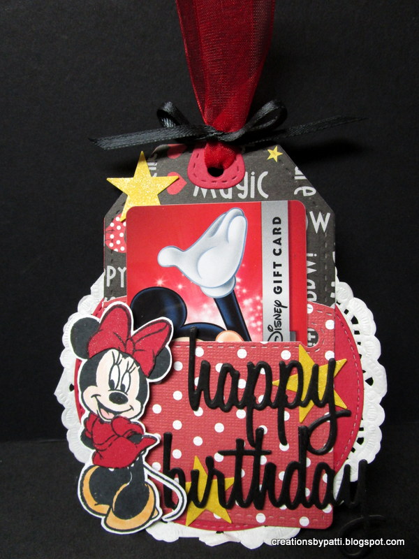Creations by Patti: Minnie Mouse Gift Card Holder