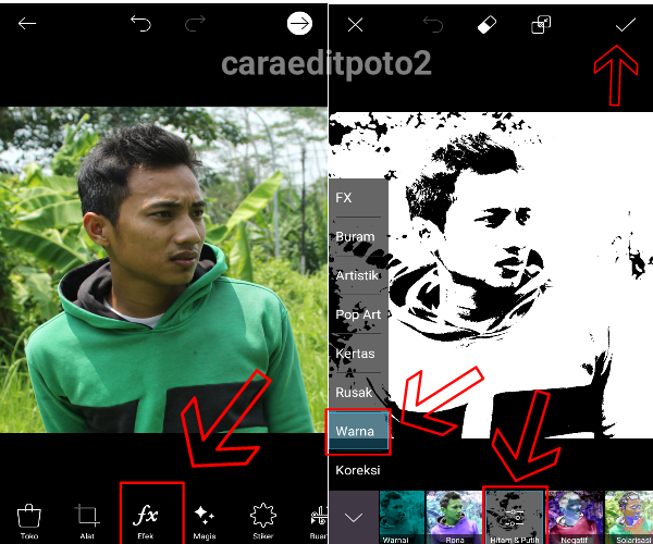 Cara Edit Face Logo Keren di Picsart Android
