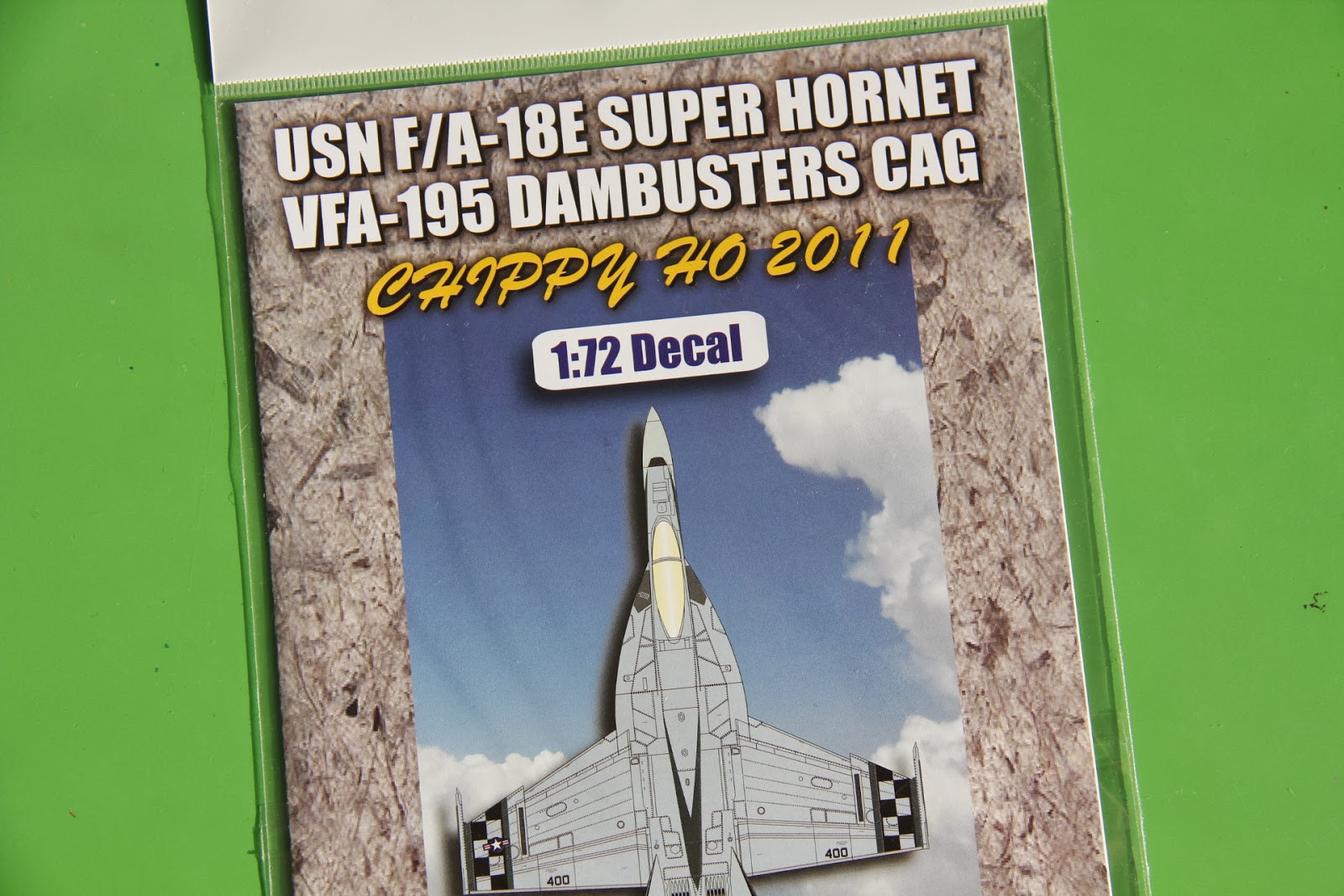 DXM Decals USN 1/72 F/A-18E Dambusters CAG Chippy Ho 2011 - DetailScaleView