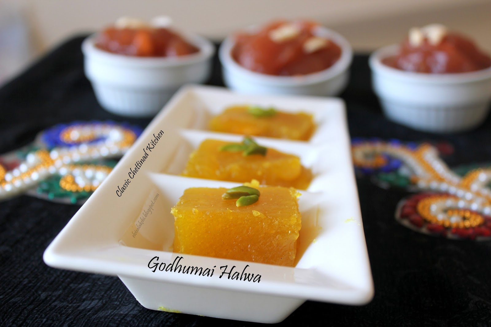 Classic Chettinad Kitchen: Godhumai Halwa / Wheat Halwa