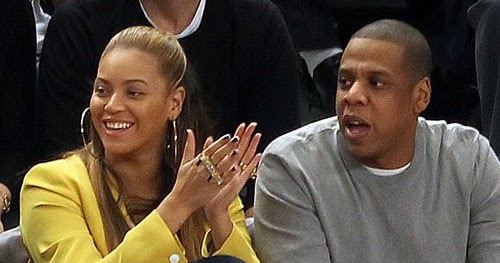 Kemi Online ♥: Beyonce & Jay-Z at Knicks vs Nets Game