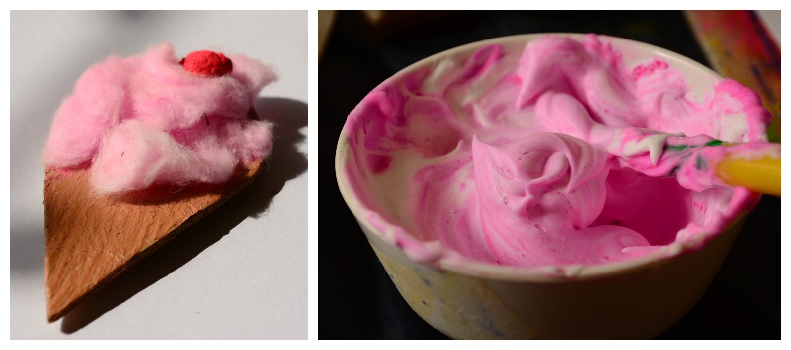 Practical Mom: Shaving Cream Puffy Paint Art