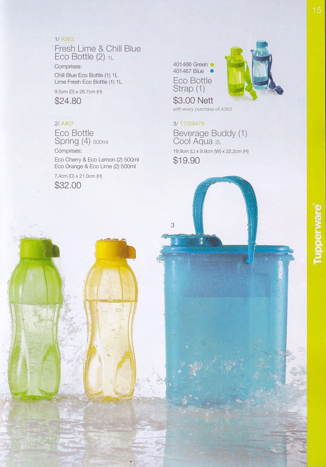 Buy Tupperware in Singapore: Eco Stylish Water Bottles