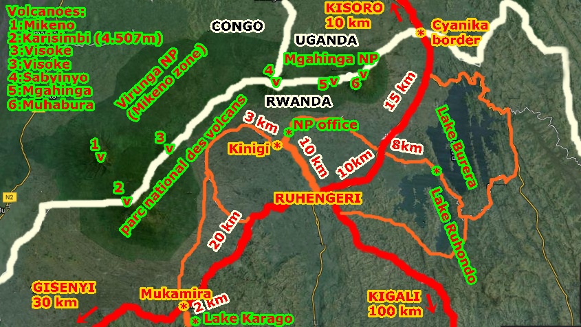 Budget travel in Rwanda. Musanze