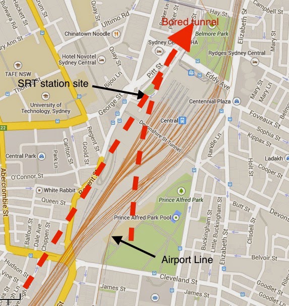 Sydney Infrastructure and Property Analysis: SRT Central station ...