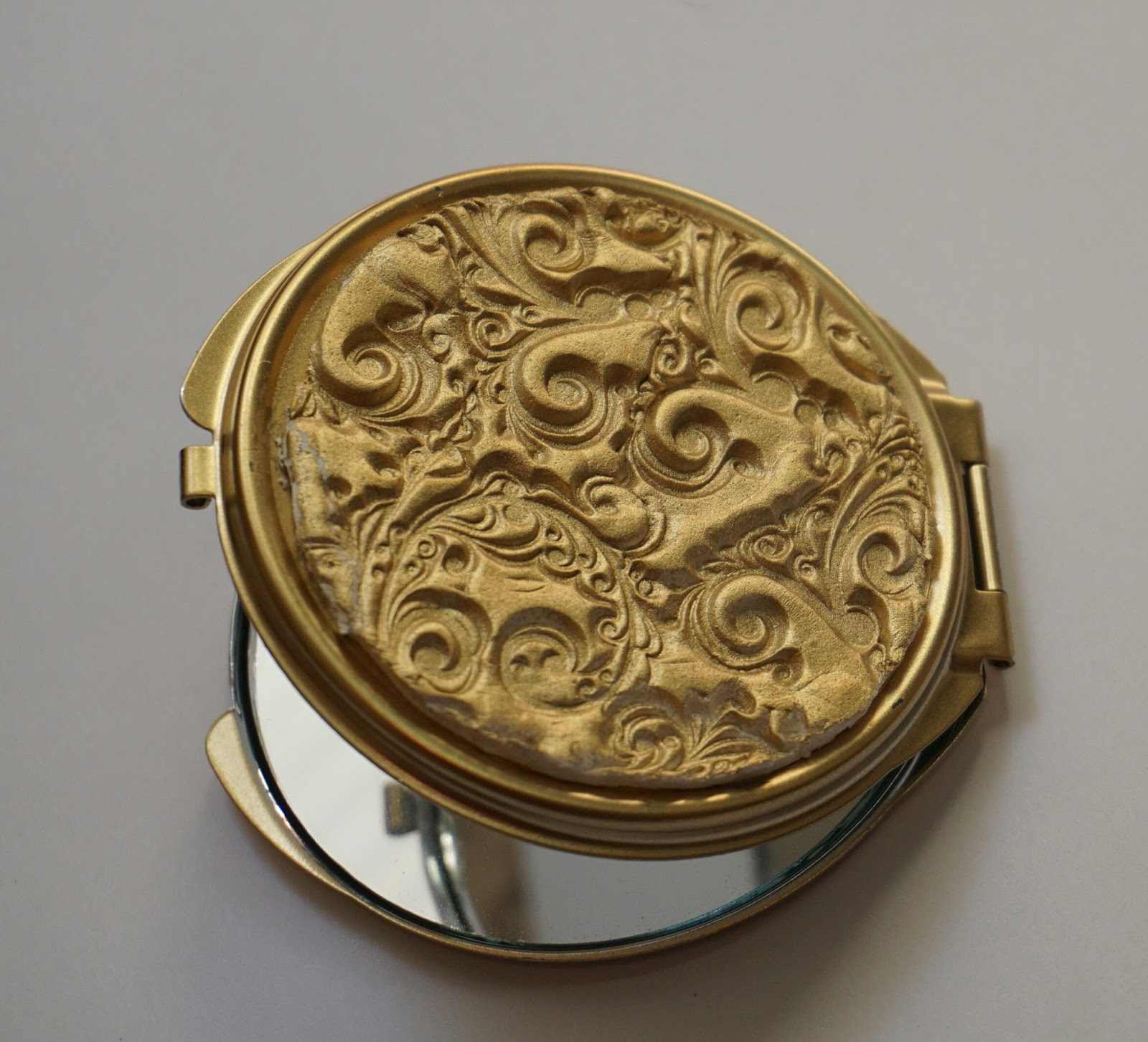 crafts and crafts only: DIY Compact mirror makeover