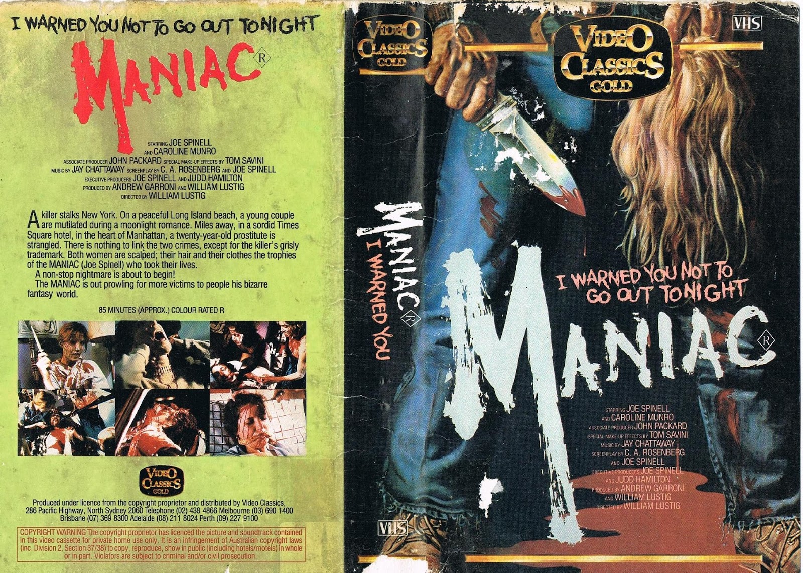 Australian VHS Covers: Video Classics Gold Collection