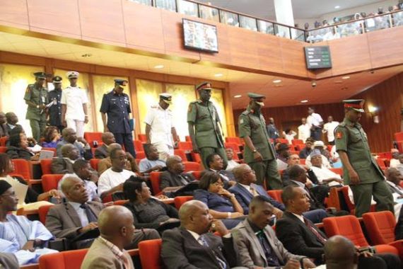 Photos: New Service Chiefs arrive senate for their screening today