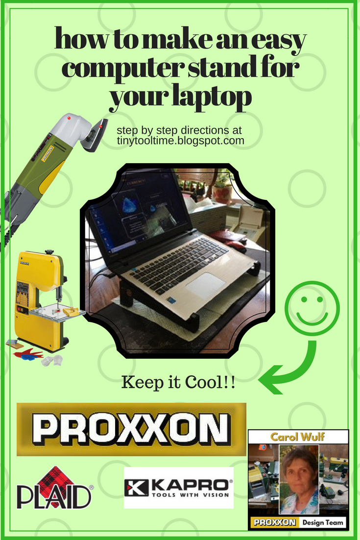 Tiny Tool Time: How to make a simple laptop computer stand