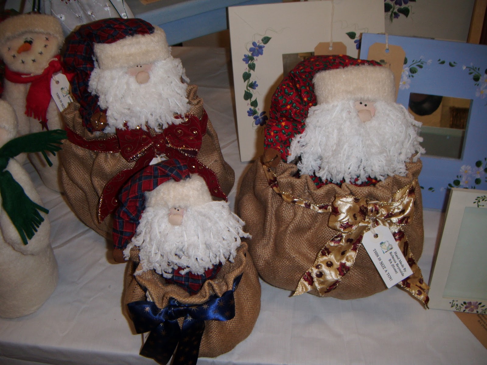 Holly's Friends Country Crafts: Fabric Crafts - Christmassy things: