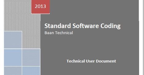Full on Baan: Baan Standard Software Coding