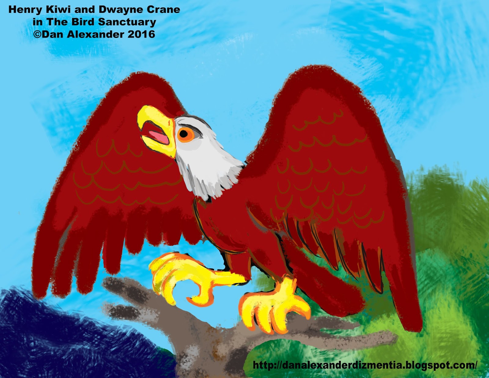 Dan Alexander Dizmentia: Henry Kiwi and Dwayne Crane in The Bird Sanctuary