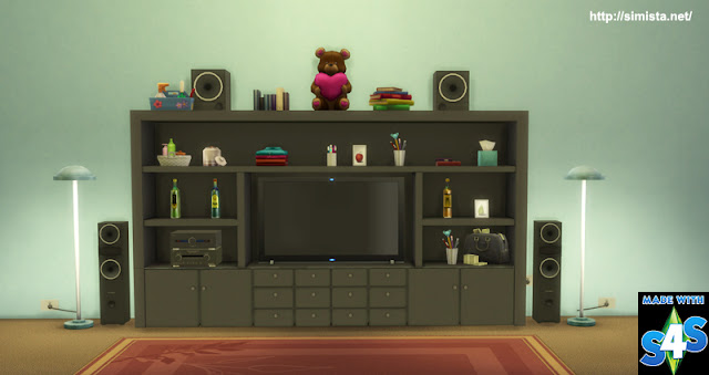 Simista A little sims 4 blog : The Kahuna TV Cabinet