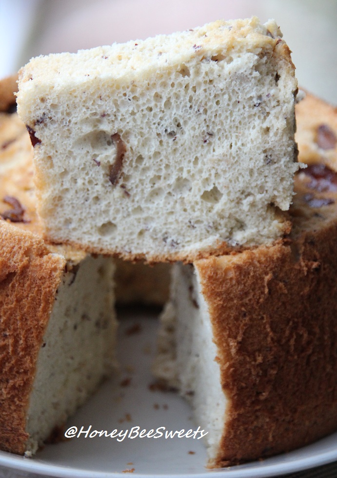 Honey Bee Sweets: 元宵节快乐！Red Date Chiffon Cake (红枣戚风蛋糕)