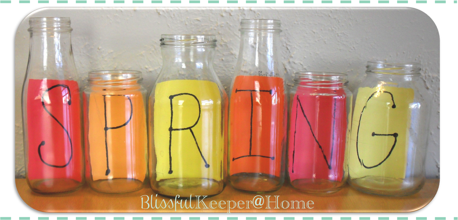 Blissful Keeper at Home: SPRING! - Decor on a dime!