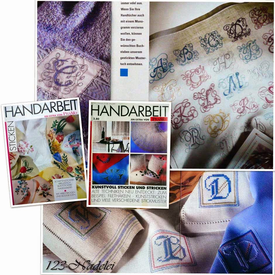 123-Nadelei: Monogramme und Vorlagen