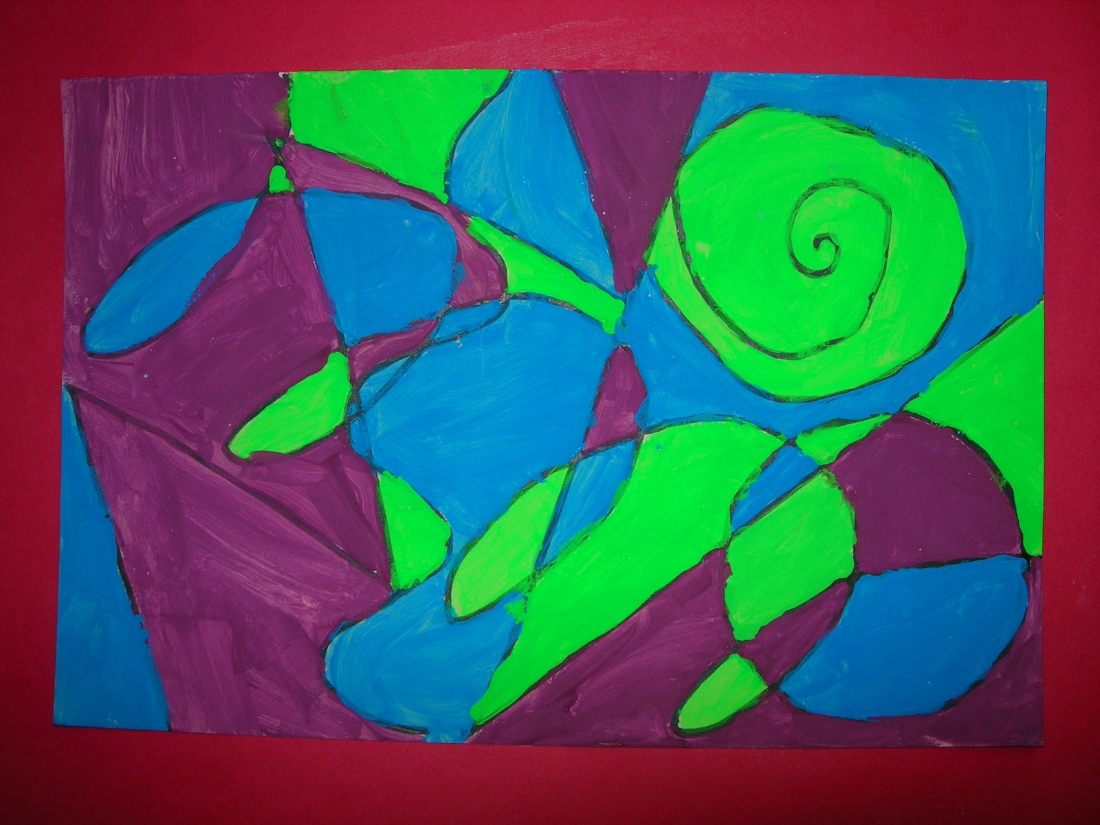 Mrs. Manzella's Student Gallery: 4TH GRADE: KANDINSKY COOL AN D WARM ...