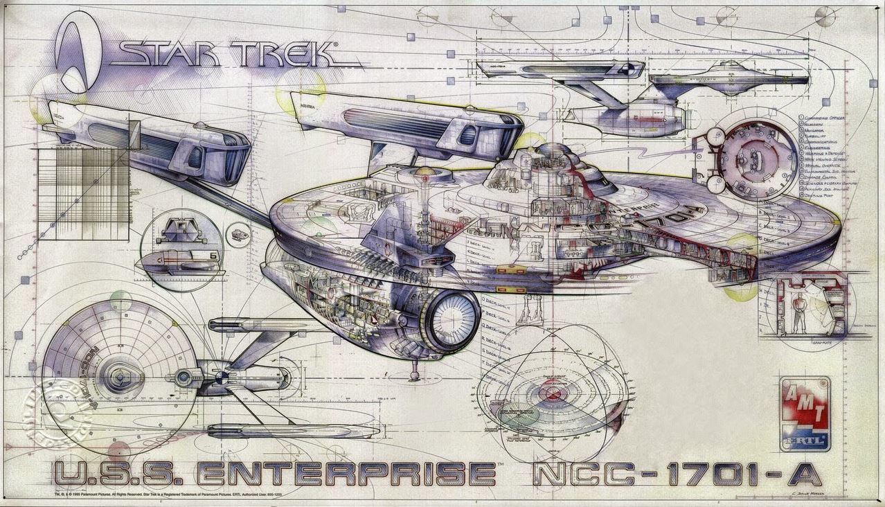 Star Trek - Sci Fi Blog.: U.S.S. Enterprise NCC-1701