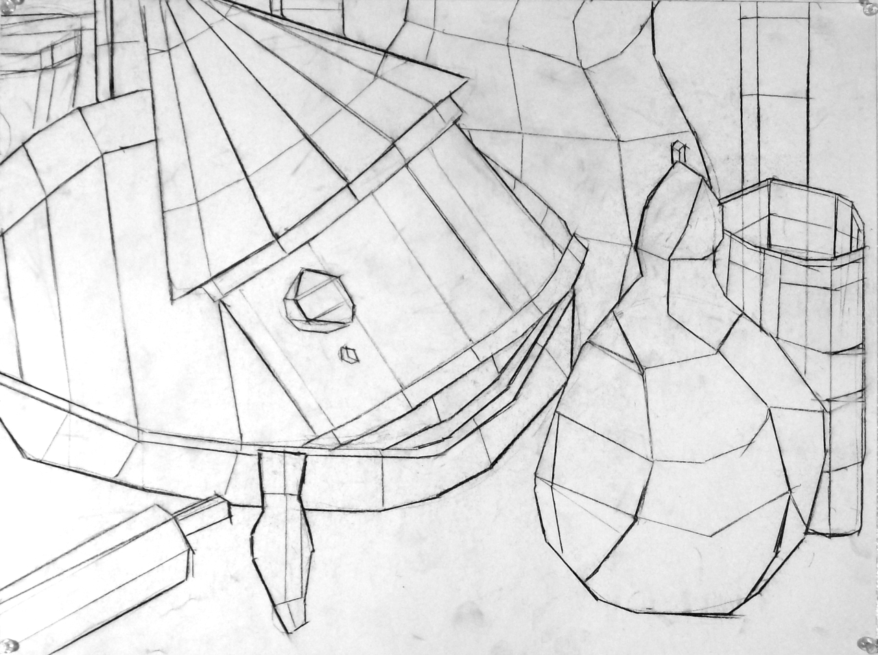 Basic Drawing 1: Planar Still Life Examples