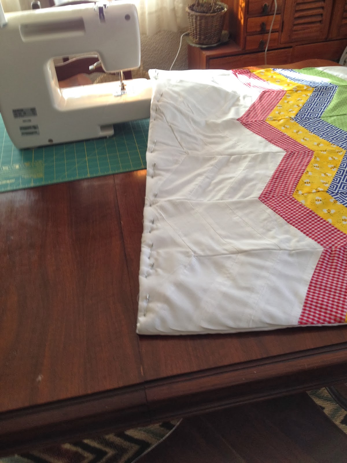 Chevron Baby Quilt Tutorial