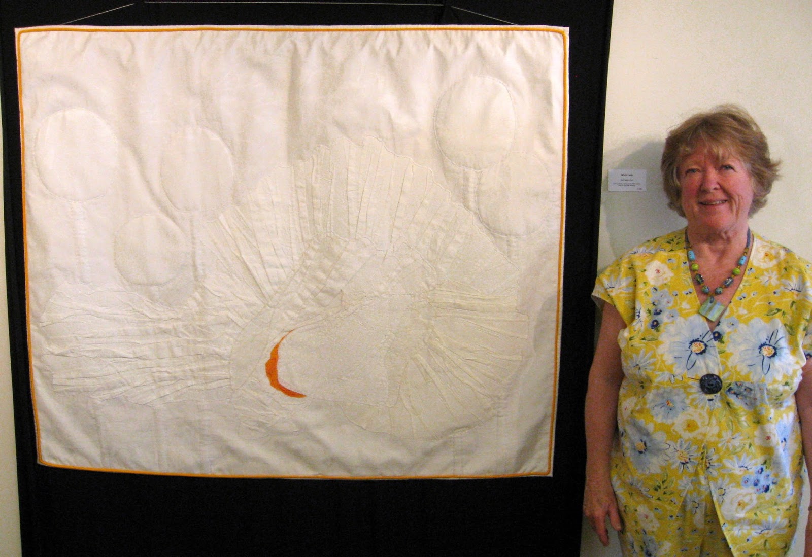 VISDA 'Current Threads 2016' Artists with their Work - Lesley Turner