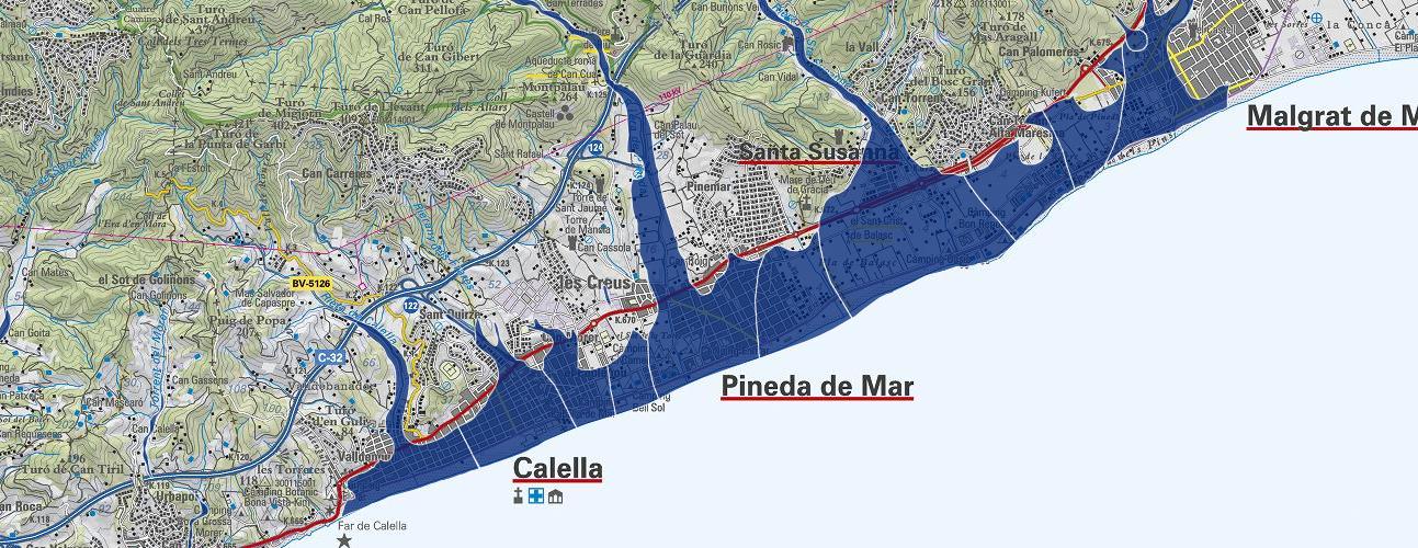 ADF Maresme i Vallès Oriental: Diversos nuclis urbans del Maresme són ...