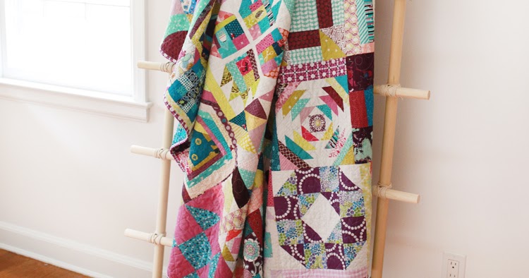 In Color Order: DIY Quilt Ladder