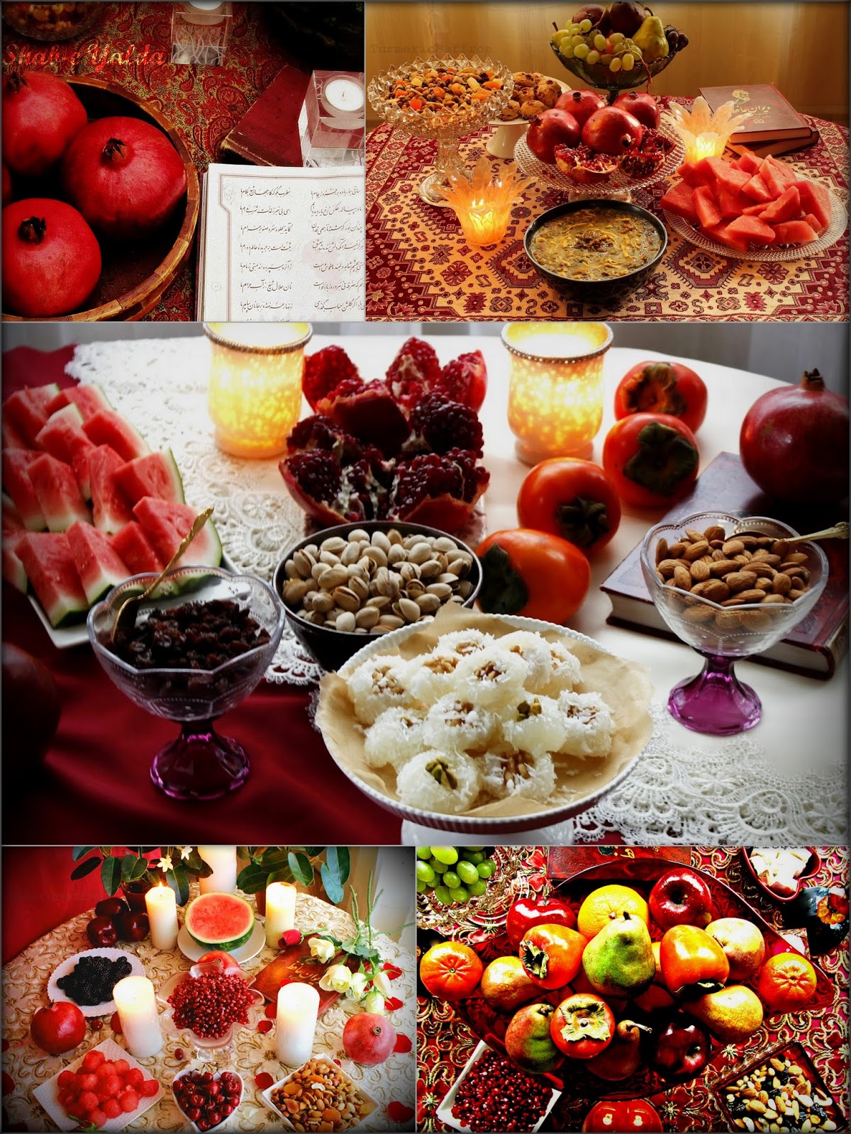 Turmeric & Saffron: Yalda Night (Winter Solstice) 2015 and Shami Haveej ...