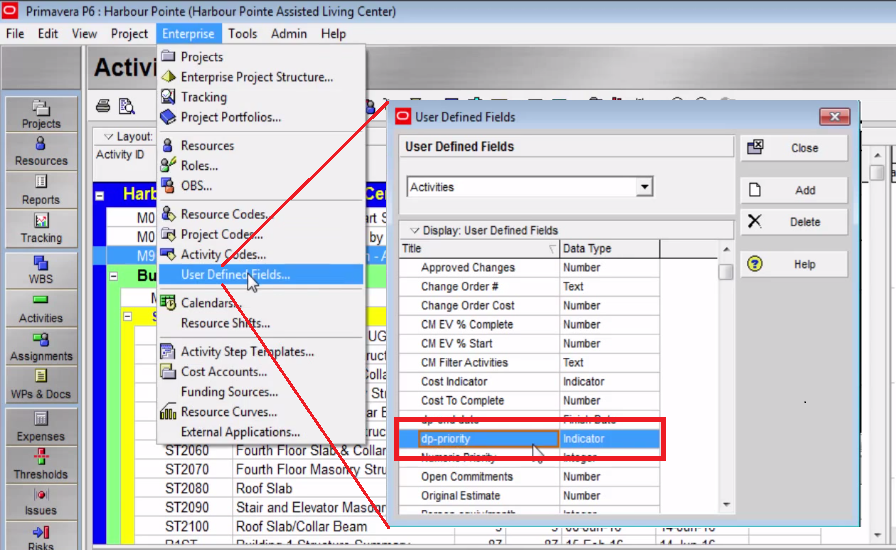Primavera p6 user defined fields formula - lanaloan