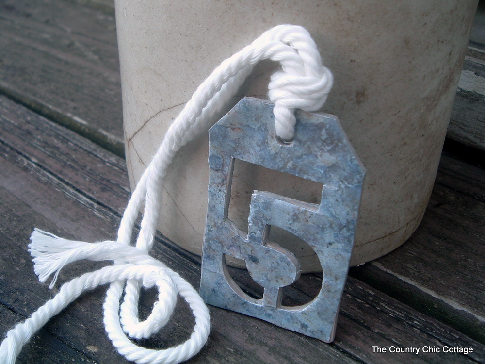 Numbered Punched Tags–{Country Chic Cottage}