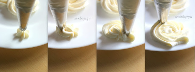 Cook like Priya: ♥ ROSES CAKE ♥ for 2 gorgeous years