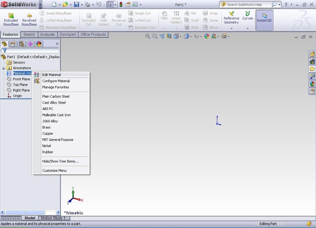 Customize your materials properties - IME Technology Sdn Bhd