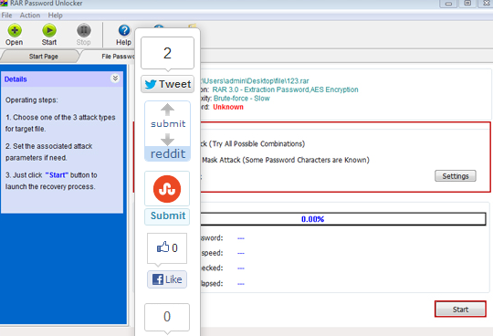 How to Break / crack winrar password easily ~ Hashtaginside