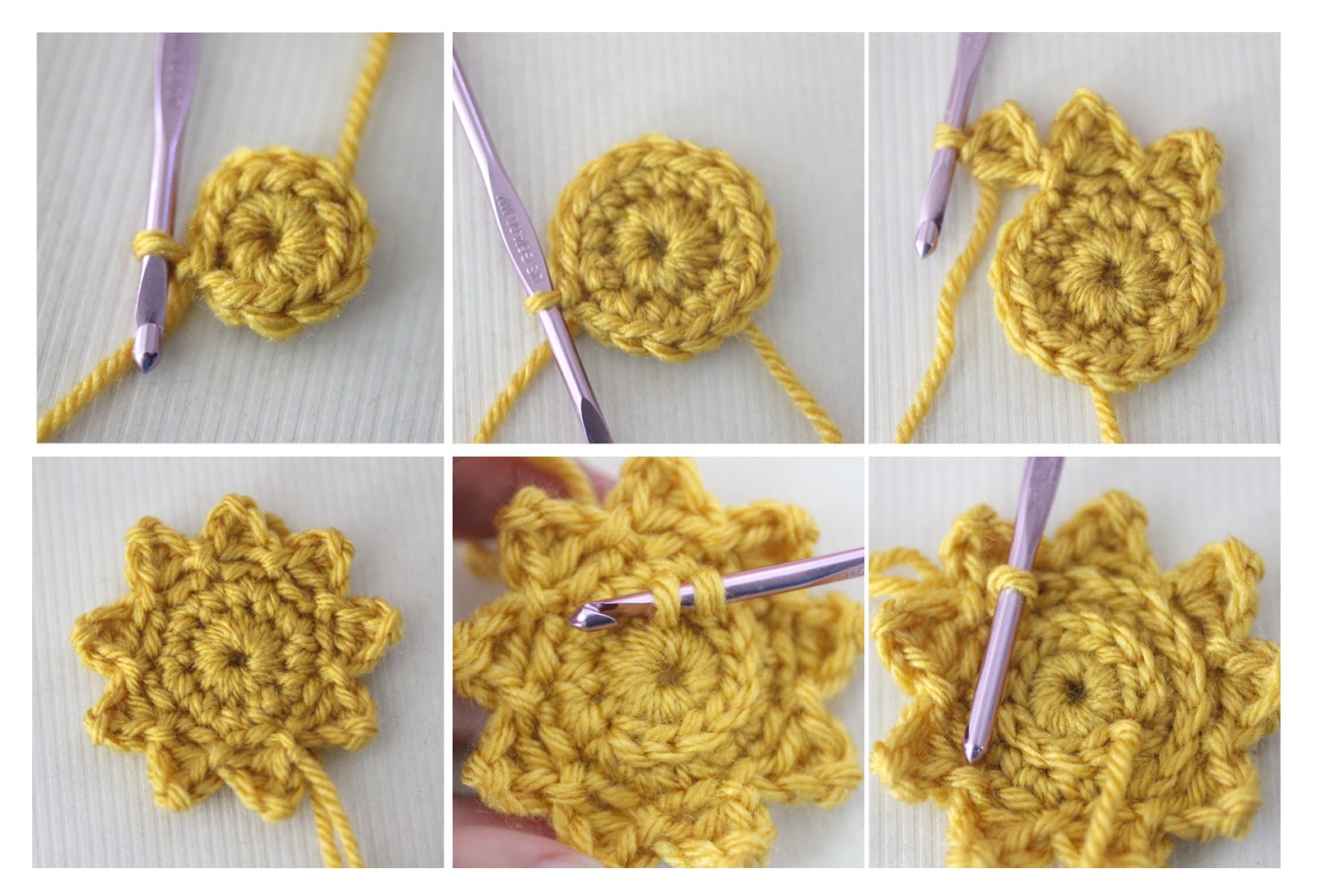 Crochet Sun Pattern