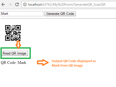 Generate And Read QR Code In Asp.Net Using C# ~ Guruji Point - Code You Want To Write