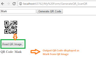 Generate And Read QR Code In Asp.Net Using C# ~ Guruji Point - Code You Want To Write