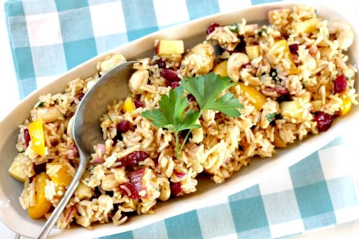 Fruity Rice Salad - A Cornish Food Blog | Jam and Clotted Cream