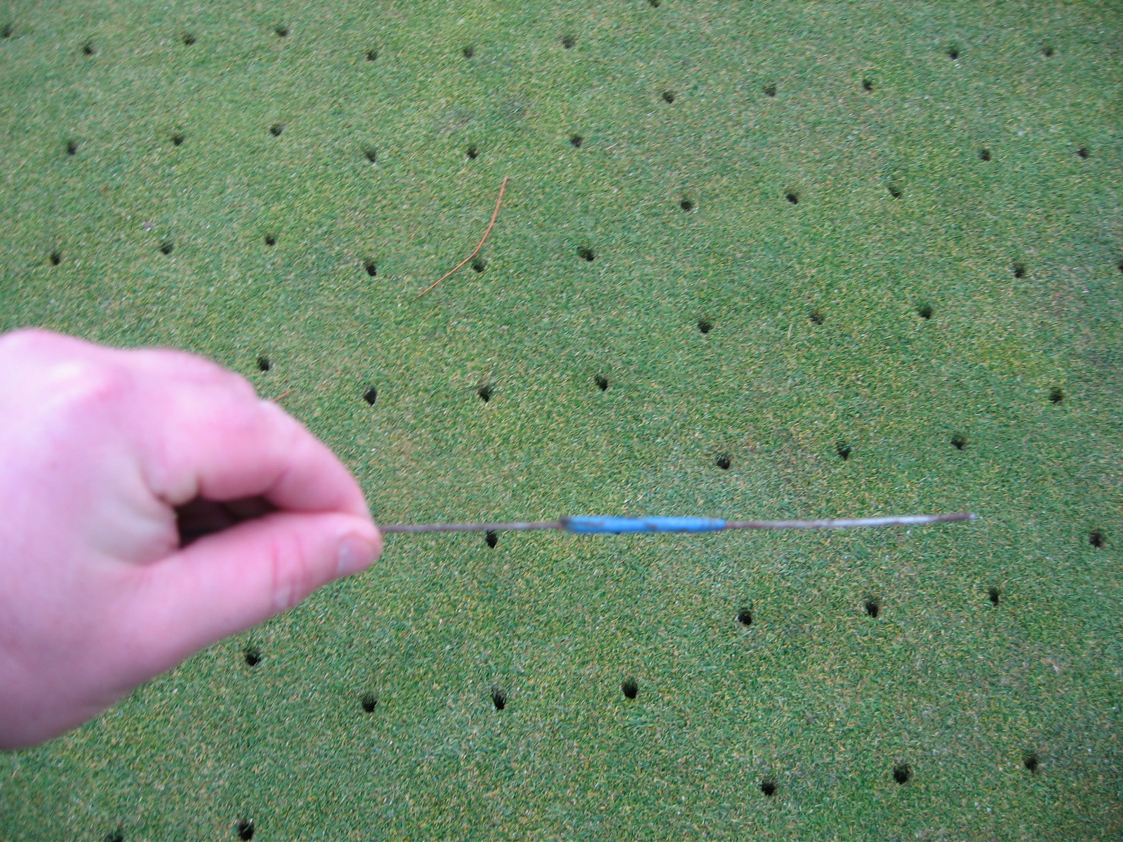 Madison Golf Club Maintenance Blog: Deep Tine Aeration
